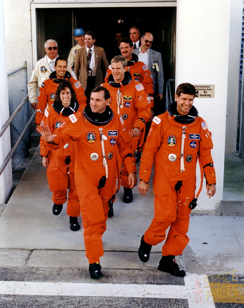 Crew STS-66 walkout