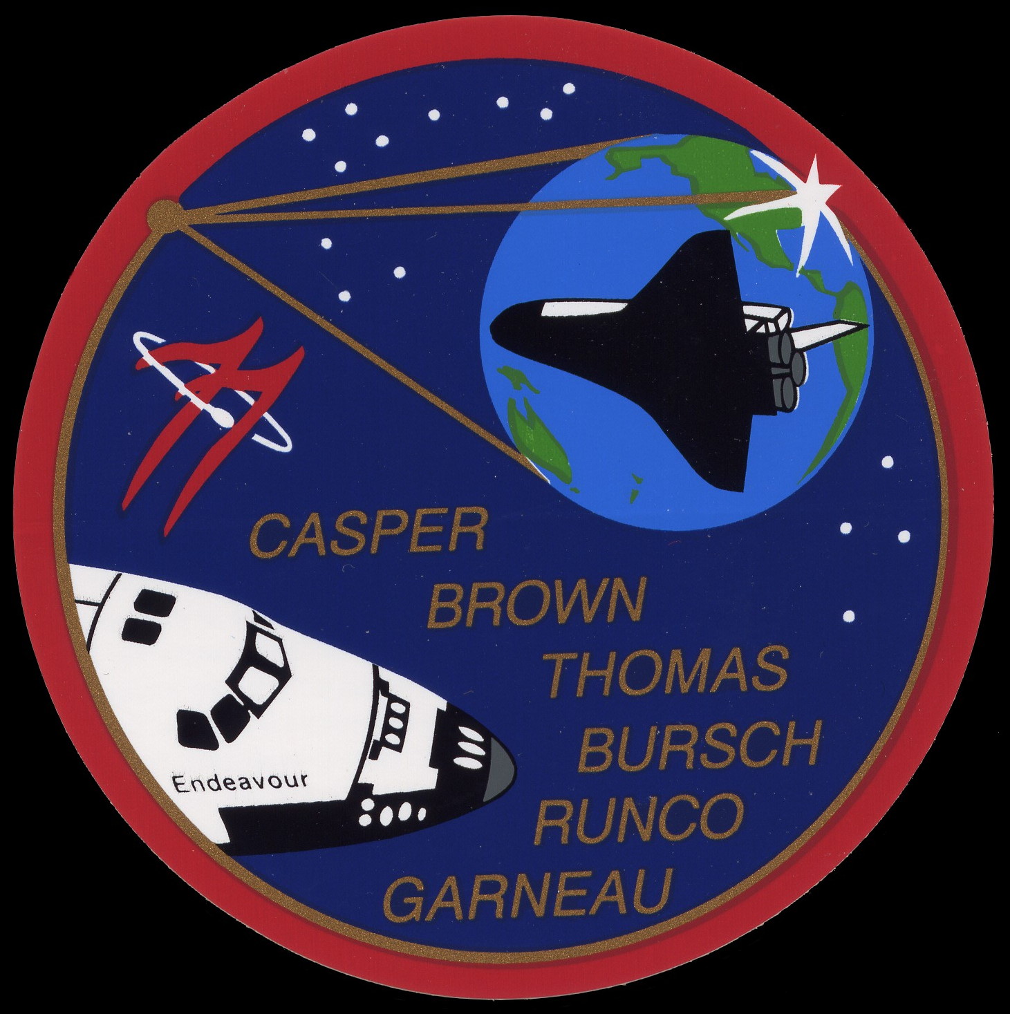 Nasa Endeavor Patch