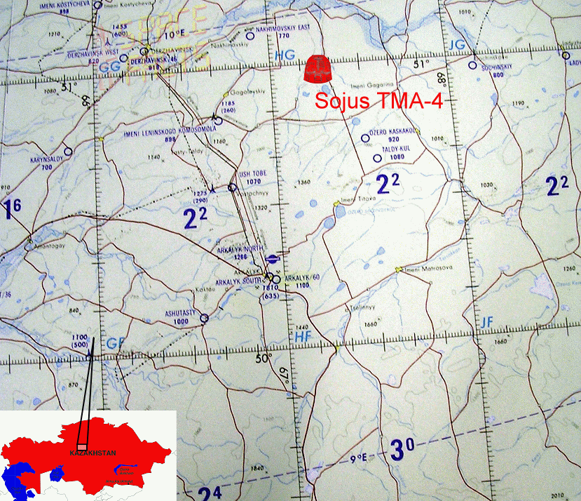 Landung: Sojus TMA-4