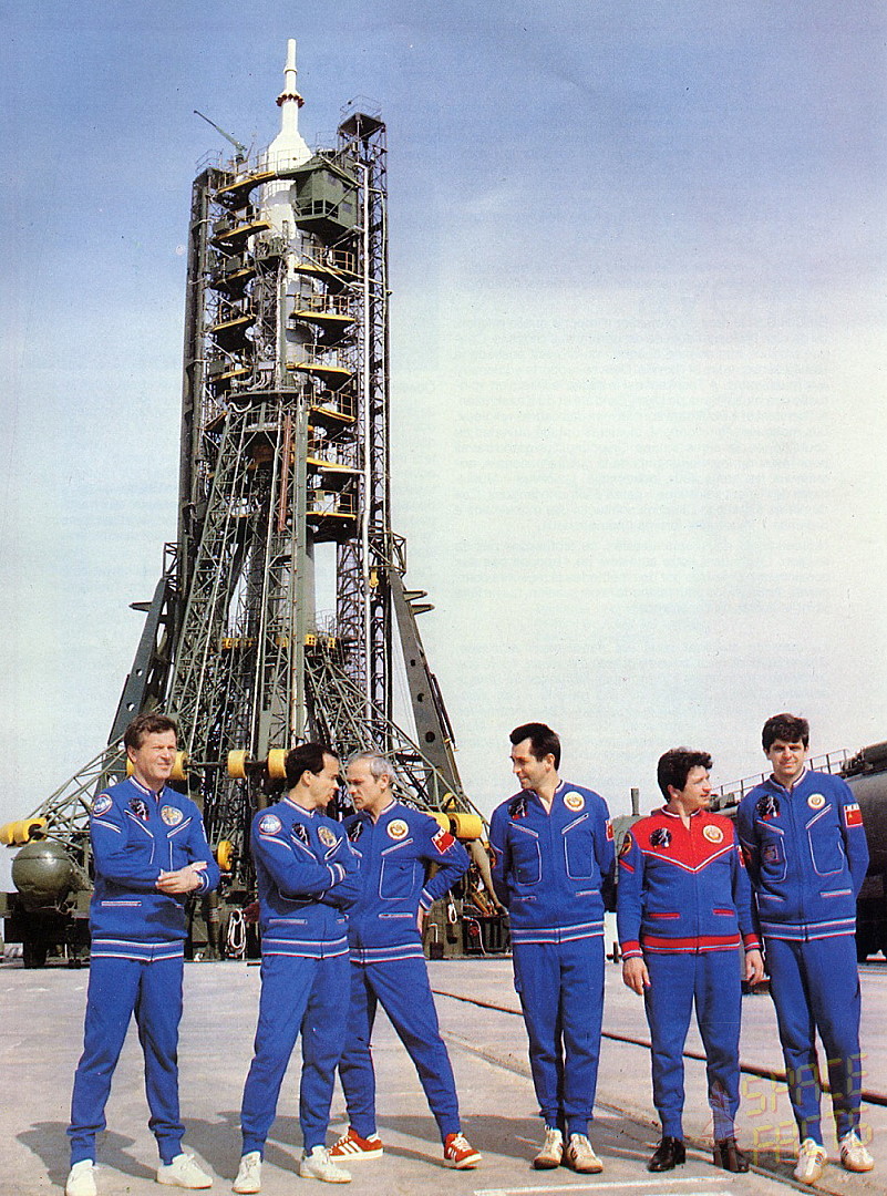 Crew Soyuz T-6 (prime and backup)